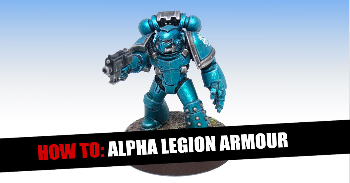 Tutorial: Painting Alpha Legion Armour - The WAAAGH Studios
