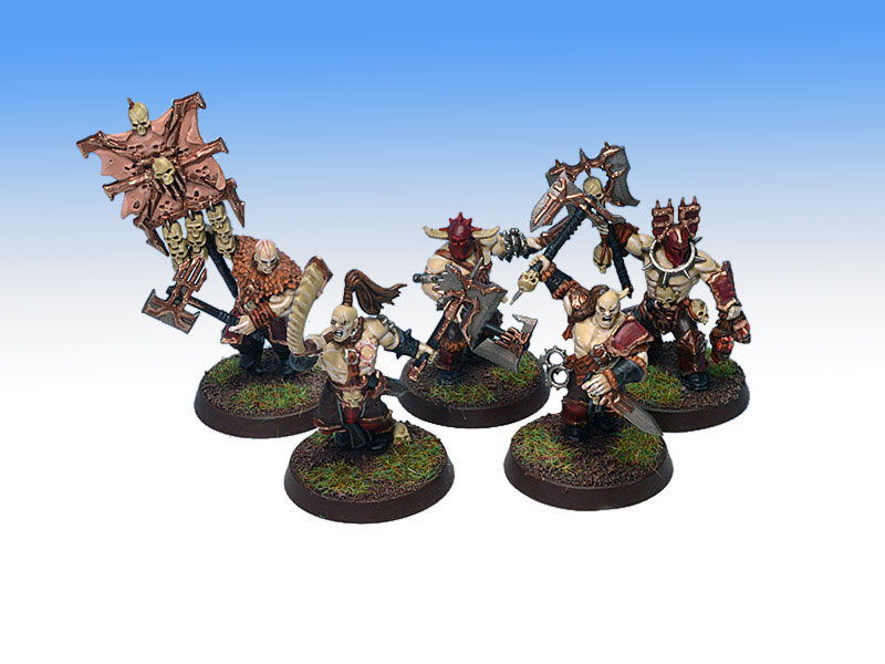 AoS Khorne Bloodbound Commission Log - The WAAAGH Studios