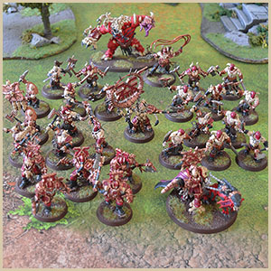 AoS Khorne Bloodbound Commission Log - The WAAAGH Studios